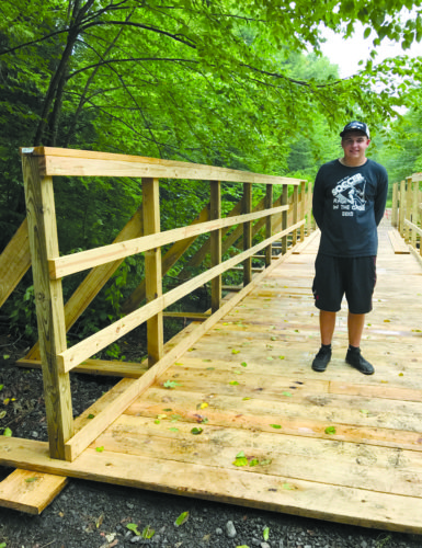 High school student builds 50-foot bridge on Ghost Town Trail | News ...